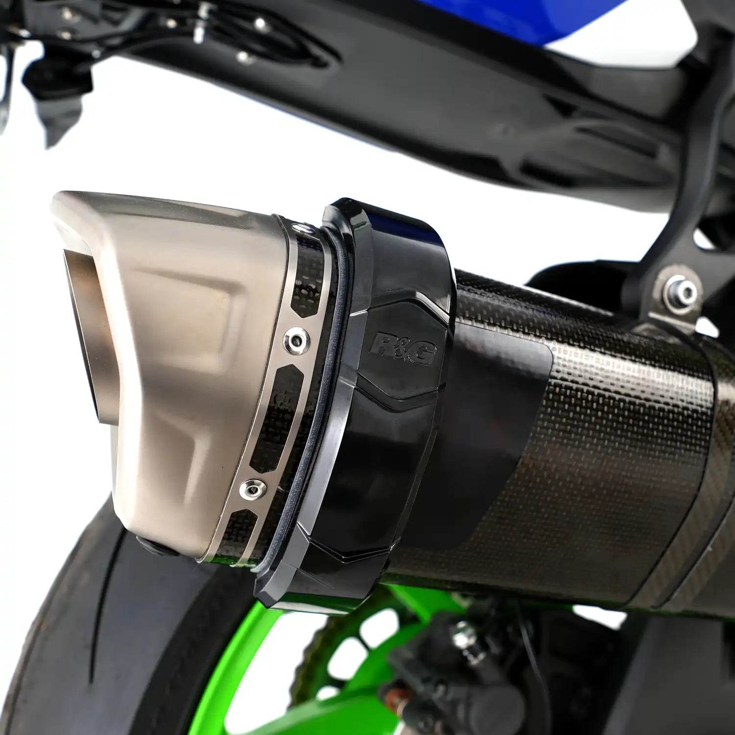 Hexagon (Akrapovic Style) Exhaust Protector (Can Cover) – SteadyMoto