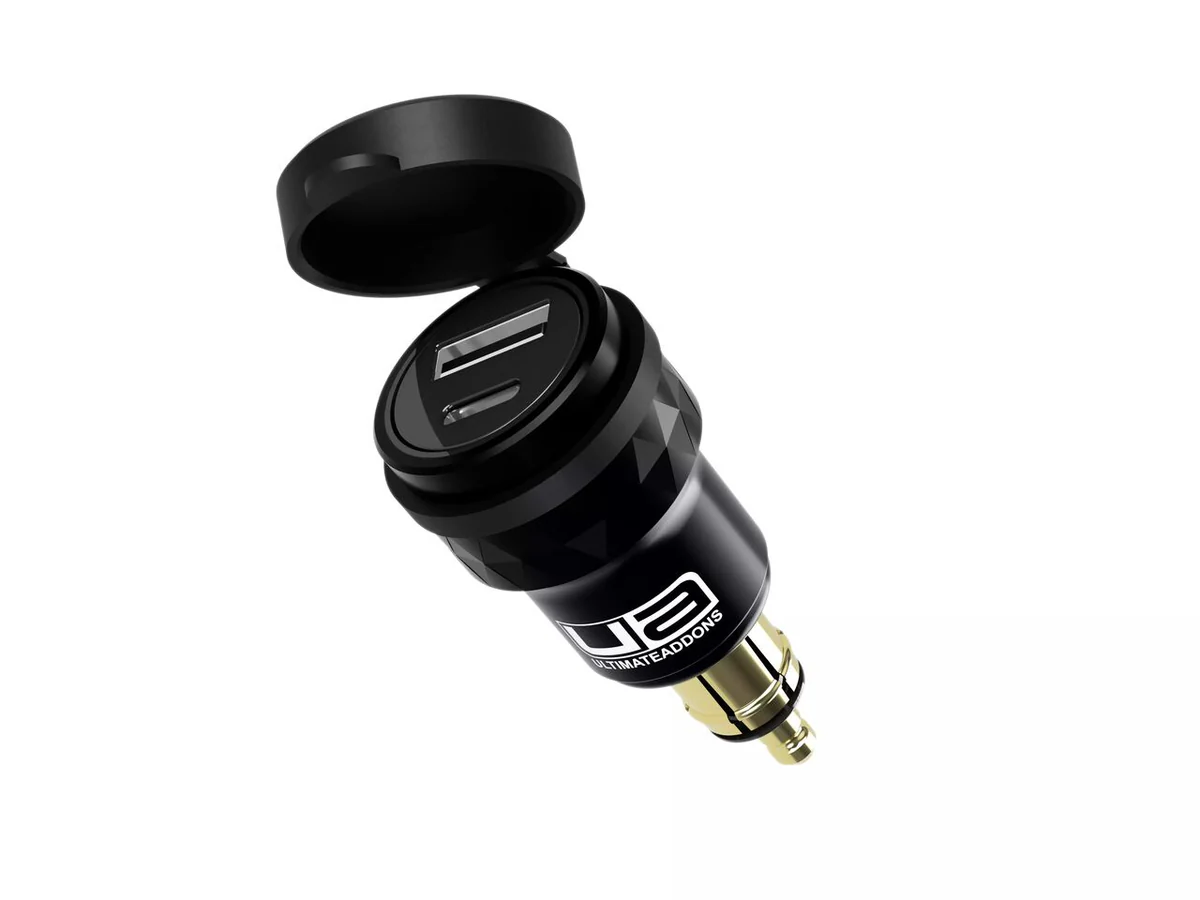 Waterproof 12V DIN Charger USB + Type C for TRIUMPH & BMW Motorcycles ...
