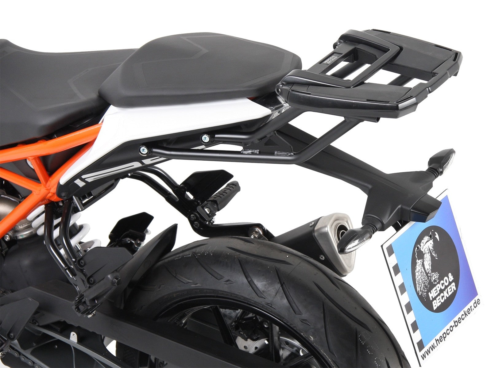 Easyrack Topcase Carrier for KTM 125 / 390 Duke (2017-) & 200 Duke (20 ...